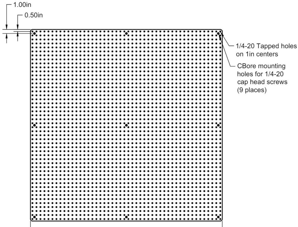 Robot Fixture Table-Aluminum Base, Pre Engineered Framing Solutions ...
